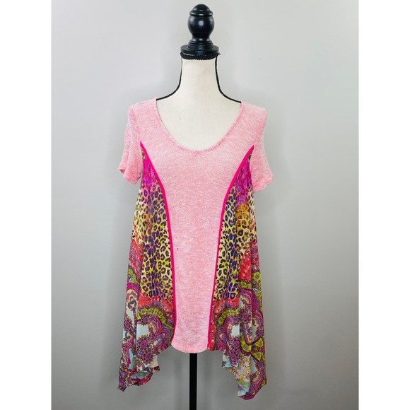 Citron | Tops | Poeme By Citron Asymmetrical Tunic Top Womens Small ...